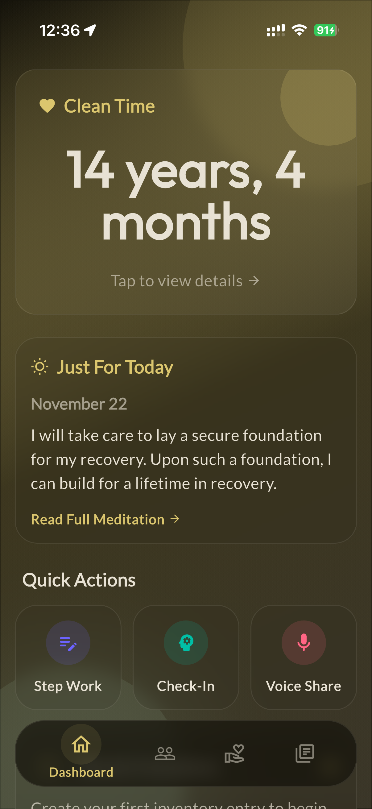 We Do Recover - Private 12-Step Recovery App | Offline Toolkit