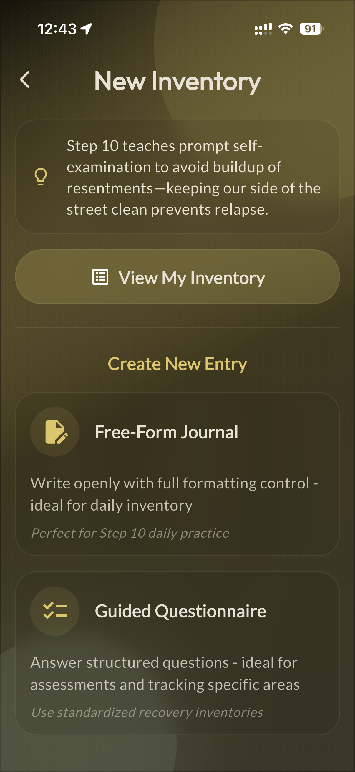 We Do Recover - Private 12-Step Recovery App | Offline Toolkit